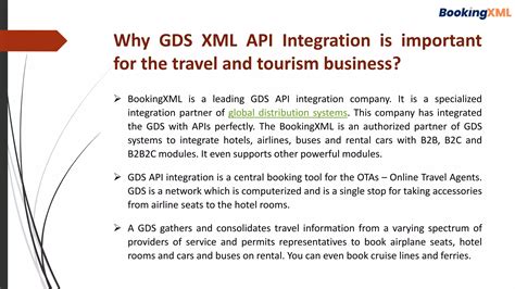 Gds Xml Api Integration Softwarepptx