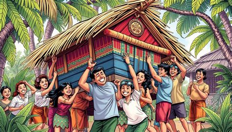 Bayanihan In Action The Spirit Of Filipino Communal Unity