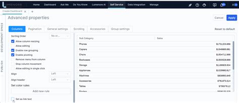 Table Chart Lumenore Knowledge Base Table Chart Lumenore Knowledge Base