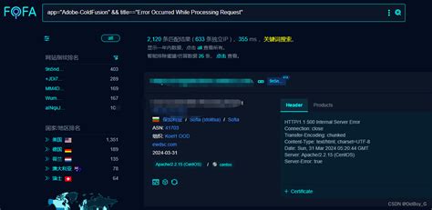adobe coldfusion 任意文件读取漏洞复现 cve 2024 20767 csdn博客