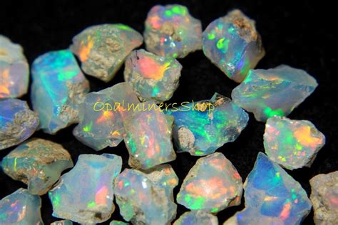 Crystal Opal Colorful Opal Welo Opal Aaa Grade Multi Opal Round Opal