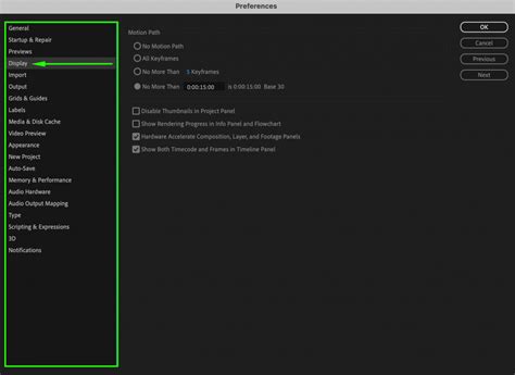 How To Open Preferences In After Effects