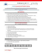 Master Pointers And D Arrays In C CS Lab Guide Course Hero