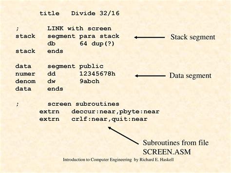 stack and subroutines module m17 1 section ppt download