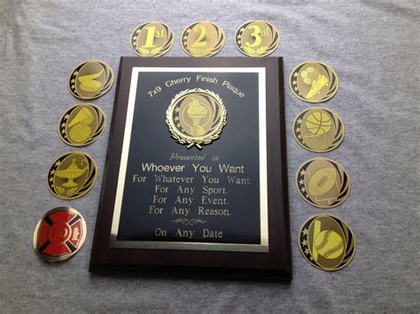 7x9 Cherry Finish Custom Engraved Plaque Free Shipping And Unlimited Engraving Etsy