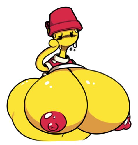 Rule 34 Anthro Breasts Bucket Dewbber Female Huge Breasts Huge Thighs Mob Face Nintendo