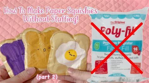 HOW TO MAKE A PAPER SQUISHY WITHOUT COTTON Tutorial Applefrog Squishies Diy How To Make