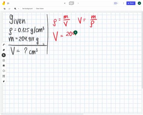 Solved You Have A Mixture Of 162 Grams Of A Substance With A Density Of 1 06g Cm 3 And 142 4