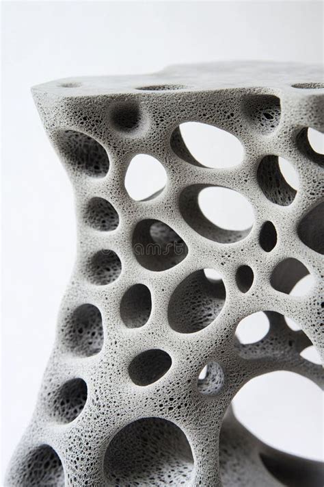 Precision Of 3d Printed Concrete Elements Showing Microscopic Layer Details And Material
