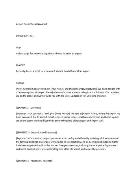 News Casting Script Pdf