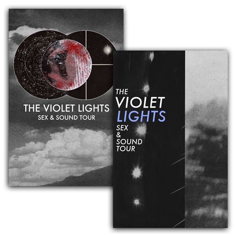 The Violet Lights — Sex And Sound Tour Posters The Violet Lights — Sex And Sound Tour Posters