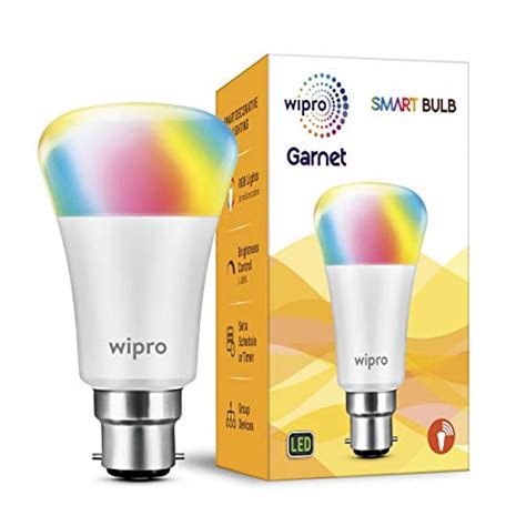 Buy Wipro WiFi Enabled Smart LED Bulb B Watt At Rs From Amazon
