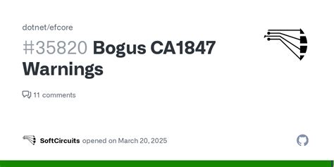 Bogus Ca1847 Warnings · Issue 35820 · Dotnetefcore · Github