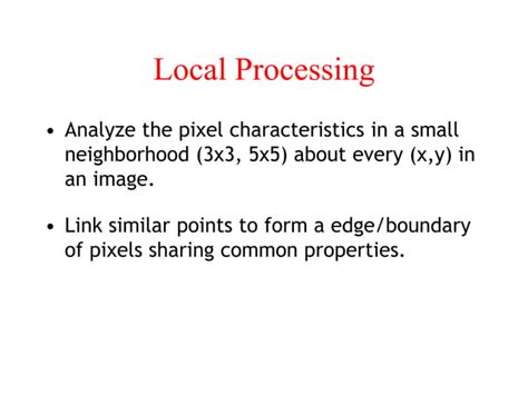 edge linking via hough transform ppt