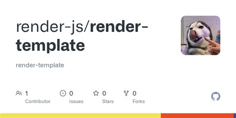 Github Render Js Render Template Render Template