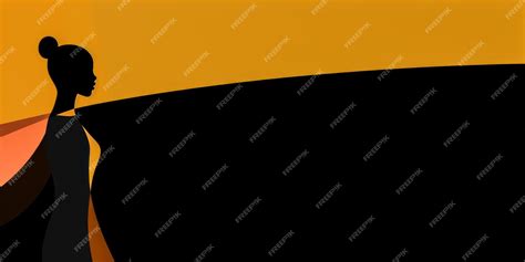 Premium Photo Vintage Background Design Of An African Woman In Abstract Style With Space For Text