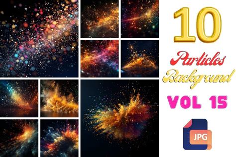 Luminous Particle Cascade Ranya Graphic By Ranya Art Studio · Creative