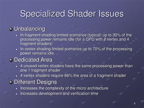 ppt shader performance analysis on a modern gpu architecture
