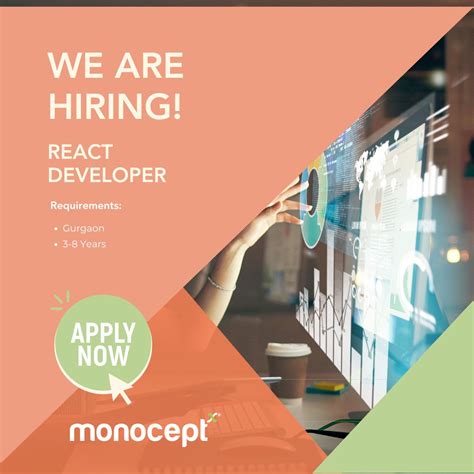 Monocept On Linkedin React Gurgaon Reactdeveloper Gurgaonjobs Joinus Monocept