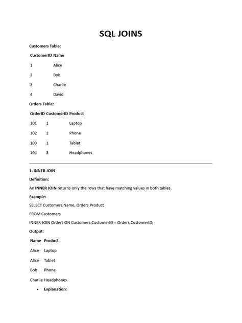 sql joins pdf computer programming data management
