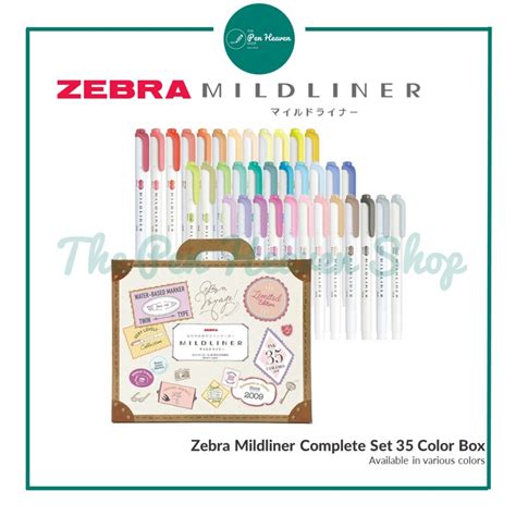 Zebra Mildliner Complete Set Colors Shopee Philippines