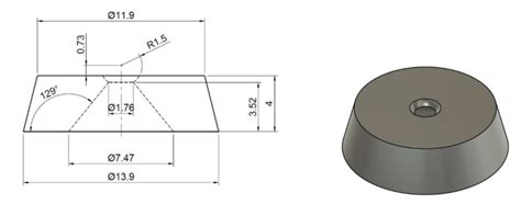 3 2 A Schematic Of A Seat For The Dart Anvil And Its Three Dimensional Download Scientific 3 2 A Schematic Of A Seat For The Dart Anvil And Its Three Dimensional Download Scientific