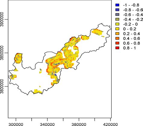 Spatial Correlation Between Manually Extracted Lineament Density And Download Scientific