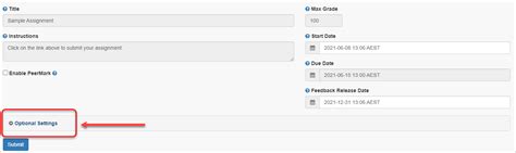 Create And Grade A Non Submission Turnitin Assignment Ultra