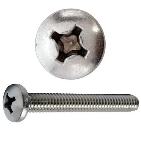 Round 26 Mm Stainless Steel Pan Phillips Machine Screw At ₹ 2piece In