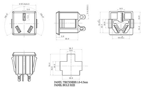 IEC Panel Connectors AC Power Connectors Micros