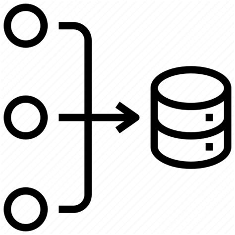 Source Database Storage Data Input Collection Icon Download On