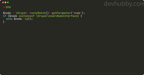 how to get node id in drupal 8 solved r drupal
