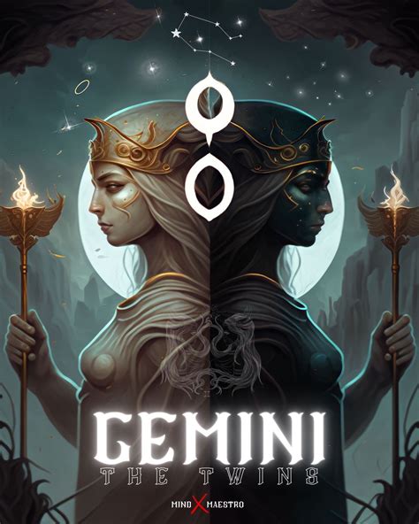 Gemini The Twins Zodiac Art Zodiac Art Zodiac Signed Artwork