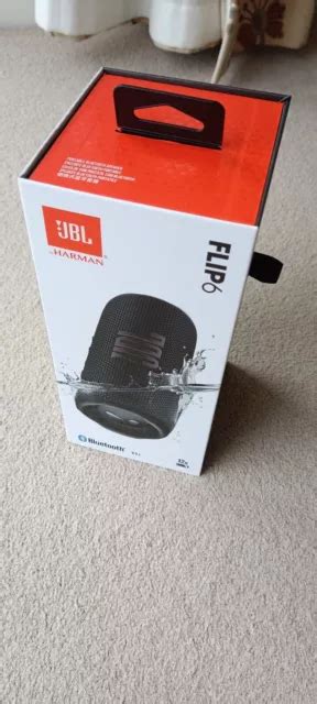 JBL FLIP Speaker BLACK Portable Wireless Bluetooth IP Waterproof Soundbar PicClick UK
