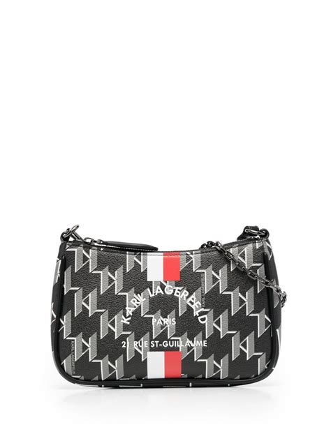 Karl Lagerfeld monogram-print Shoulder Bag - Farfetch