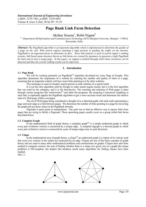 Page Rank Link Farm Detection Pdf