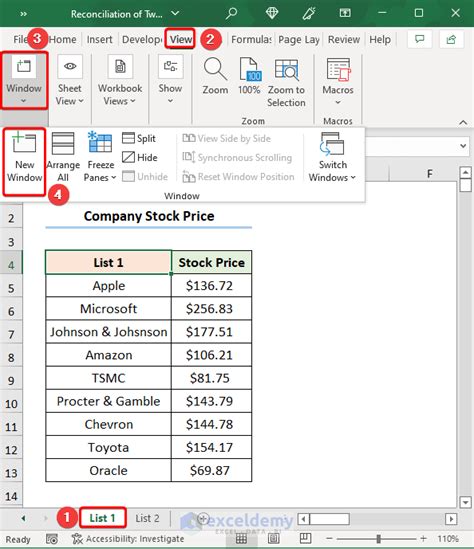 How To Reconcile Two Sets Of Data In Excel 9 Ways