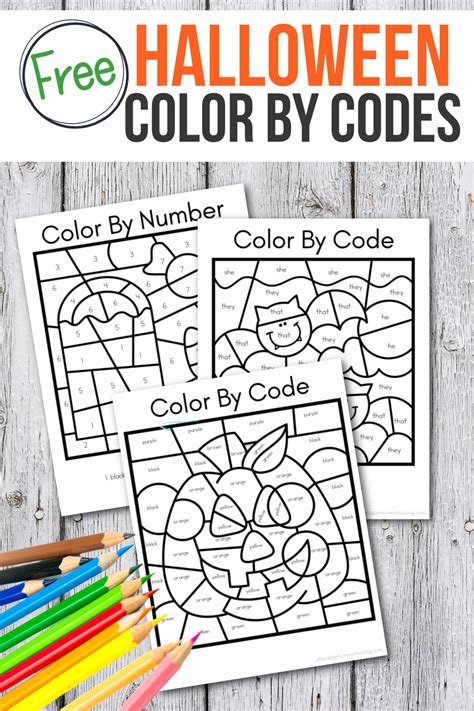 coloring code worksheets