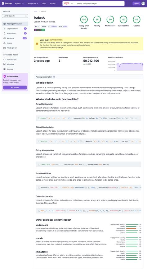 Introducing Socket Ai Package Summaries Socket