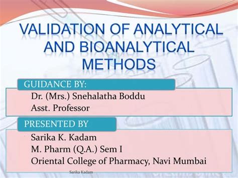 Analytical Method Validation And Validation Of Hplc Ppt Chemistry