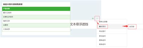 制作可视化报告 表 设置叠放层次