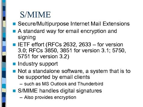 N E Mail Security PGP S MIME N Certificates And