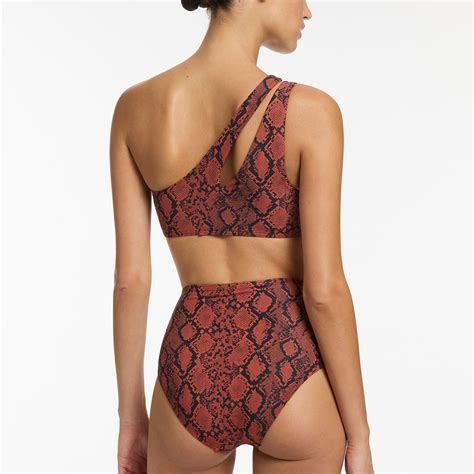 Python Splice One Shoulder Top Spice Jets Australia