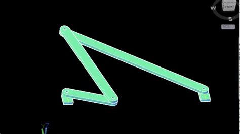 Tutorial Modeling And Animating A Bar Linkage With AutoCAD YouTube