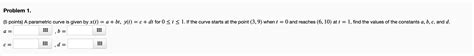 Solved Problem Find The Values Of The Constants A Chegg Com