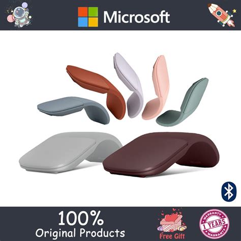 Microsoft Surface Arc Touch Wireless Bluetooth Mouse Ultra Thin Portable Touch Silent Folding