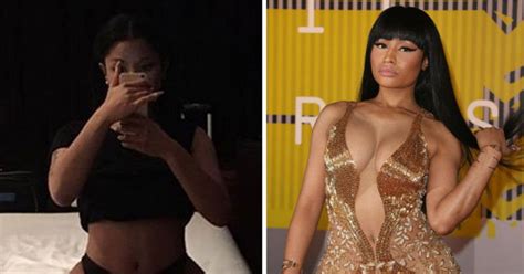 Nickis Knickers Rap Beauty Flaunts Her Famous Curves Daily Star