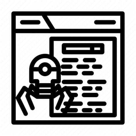 Crawling Seo Optimize Search Rank Report Marketing Icon