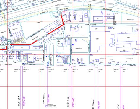 Naval Base San Diego Detailed Map Public Intelligence