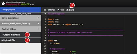 Using The Webide Adafruit Webide Adafruit Learning System